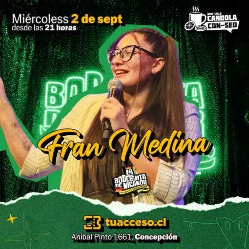 Fran Medina en La Bodeguita - Tu Acceso